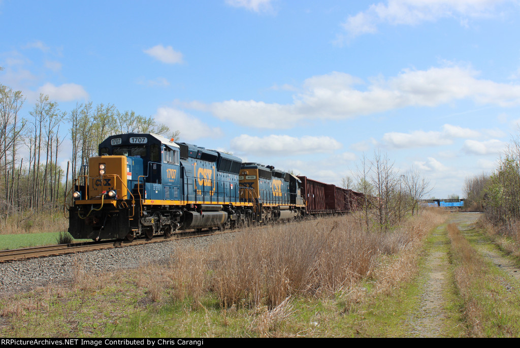 CSXT 1707 on CSAO CA-11
